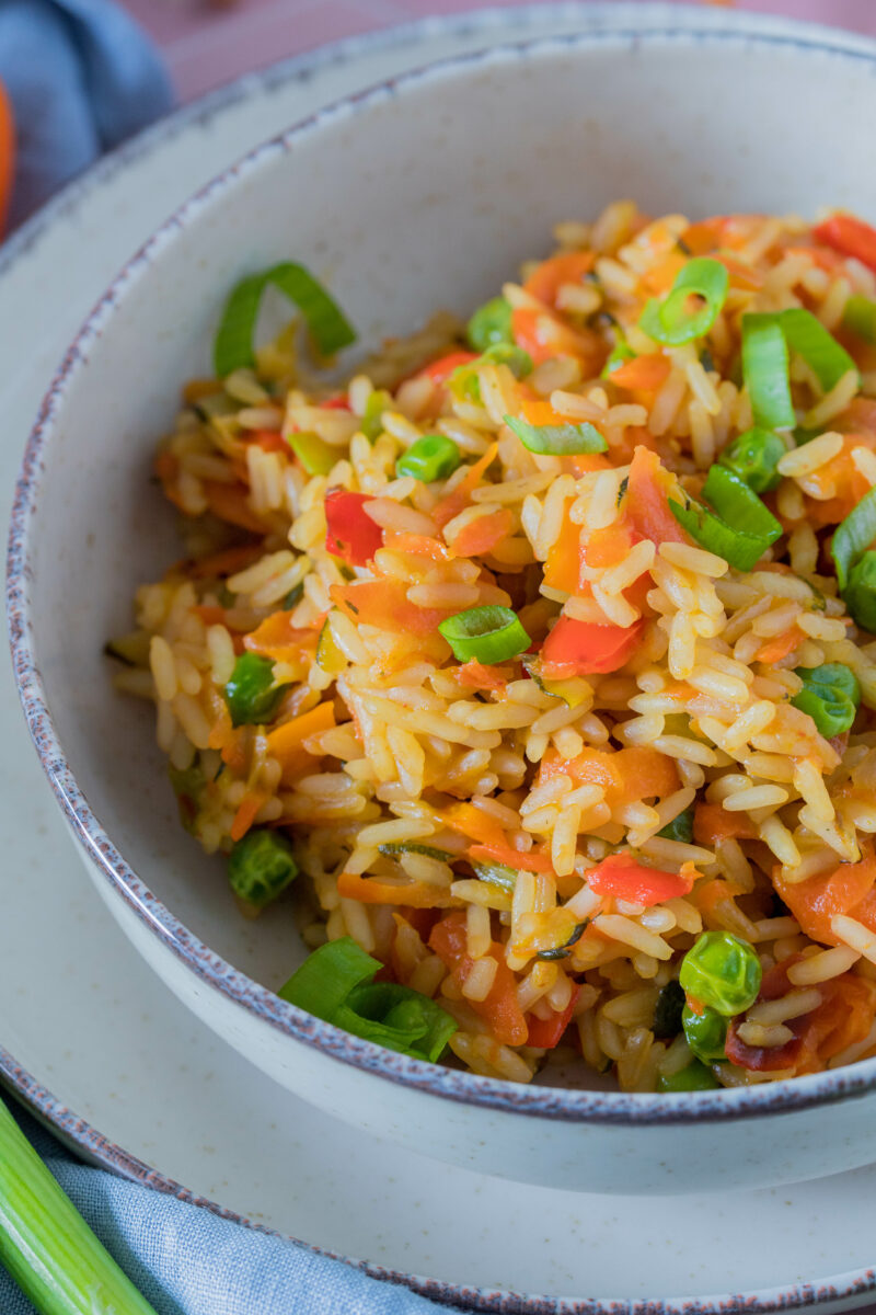 One-Pot Reis mit Gemüse - schnelles Familiengericht ⋆